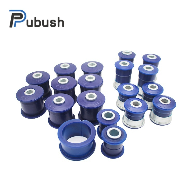 Front And Rear rubber bushing polyurethane bushing kit for NISSAN ...
